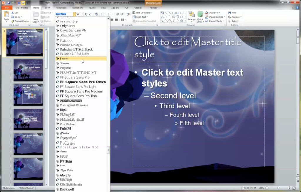 How To Change Master Fonts in PowerPoint - Progressive Church Media