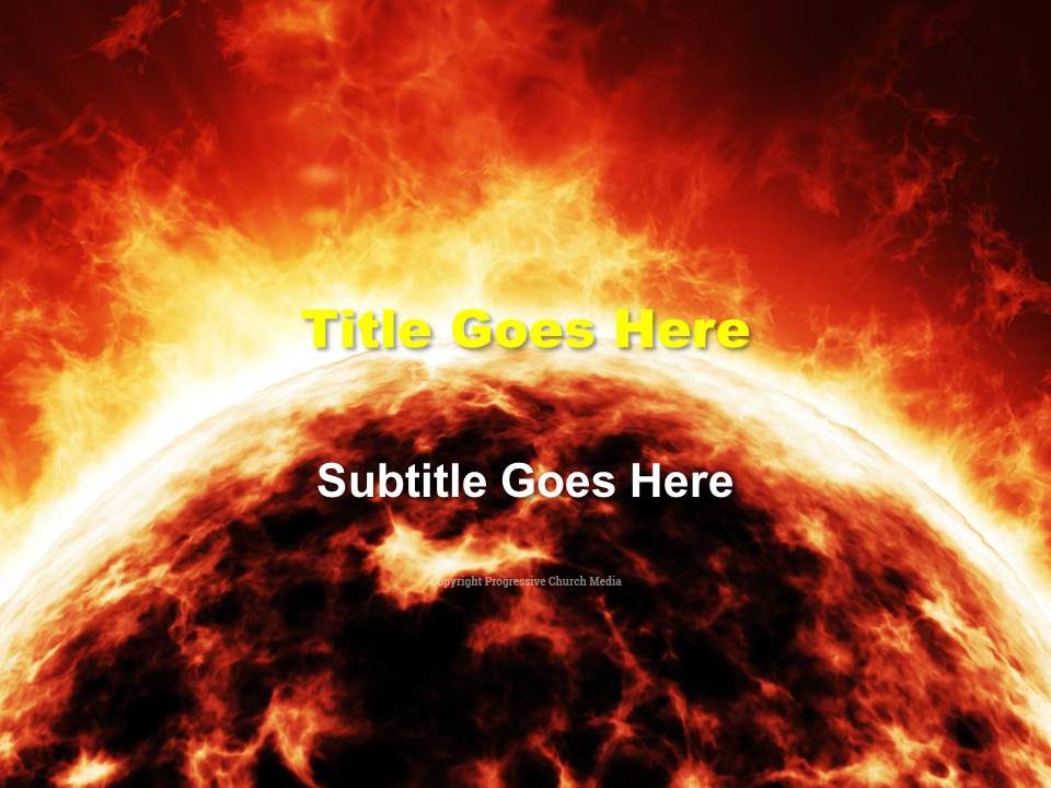 Pentecost Fireball PowerPoint - Progressive Church Media