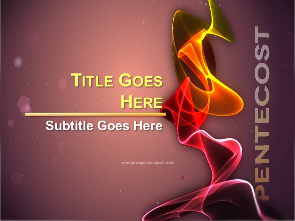 Pentecost Acts 2 PowerPoint - Progressive Church Media