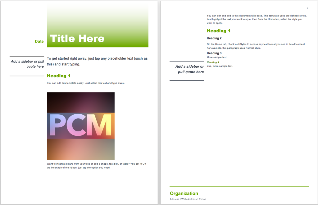 Church Bulletin Template Pack - Progressive Church Media