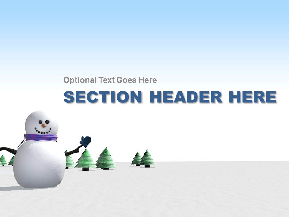 Snowman PowerPoint | Progressive Church Media