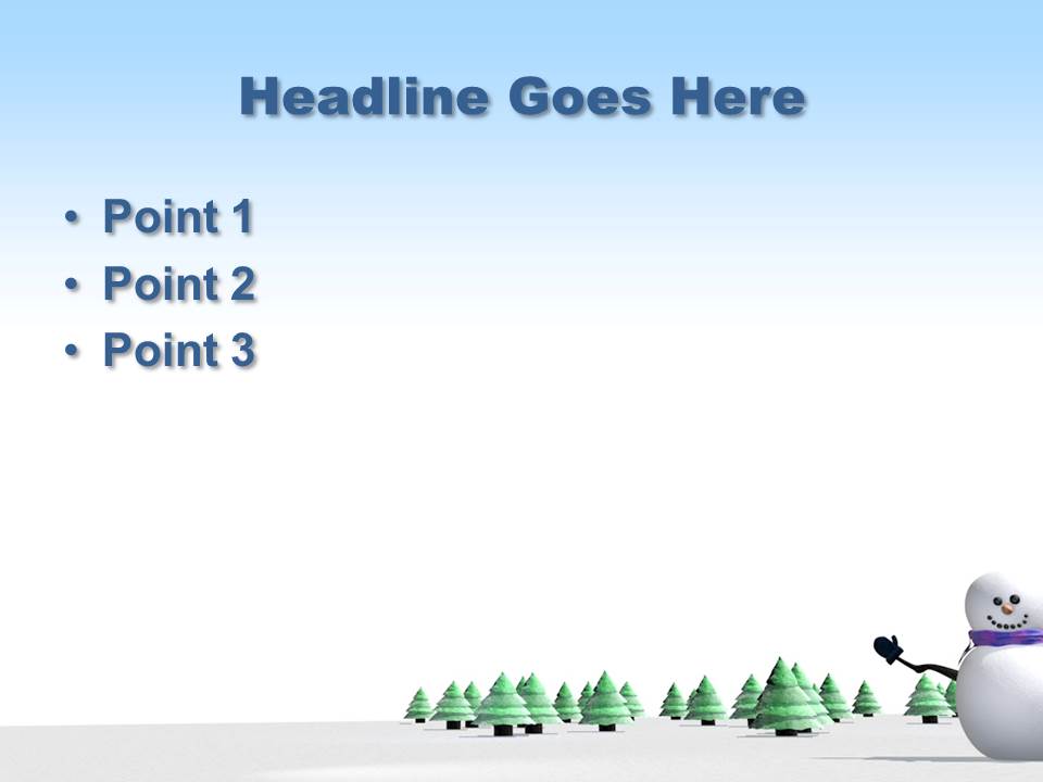 Snowman PowerPoint | Progressive Church Media