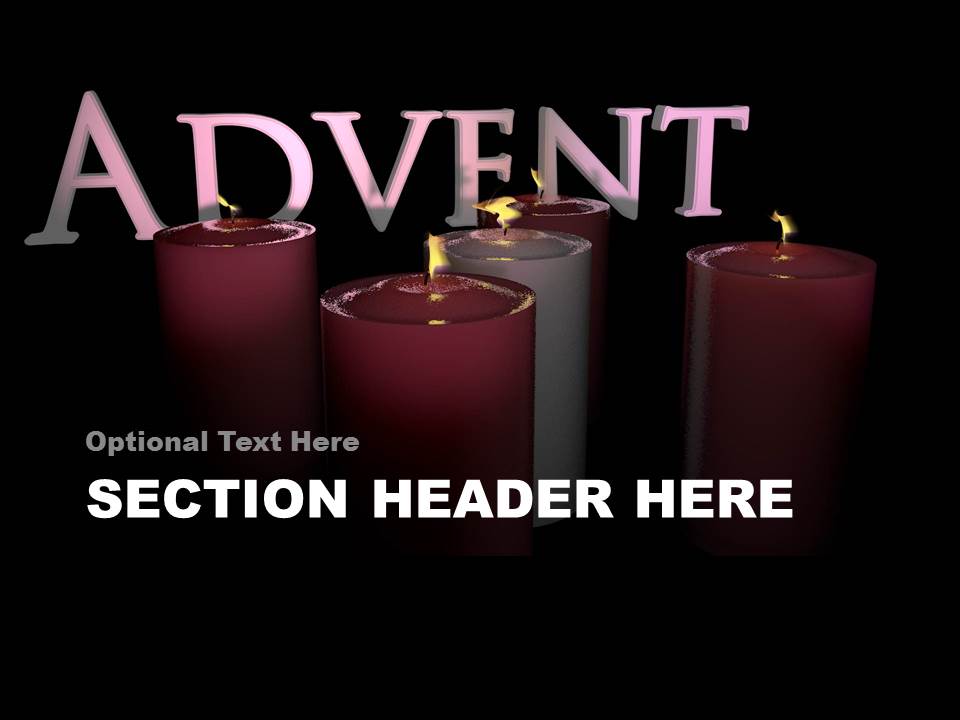Advent Wreath Images Red PowerPoint - Progressive Church Media