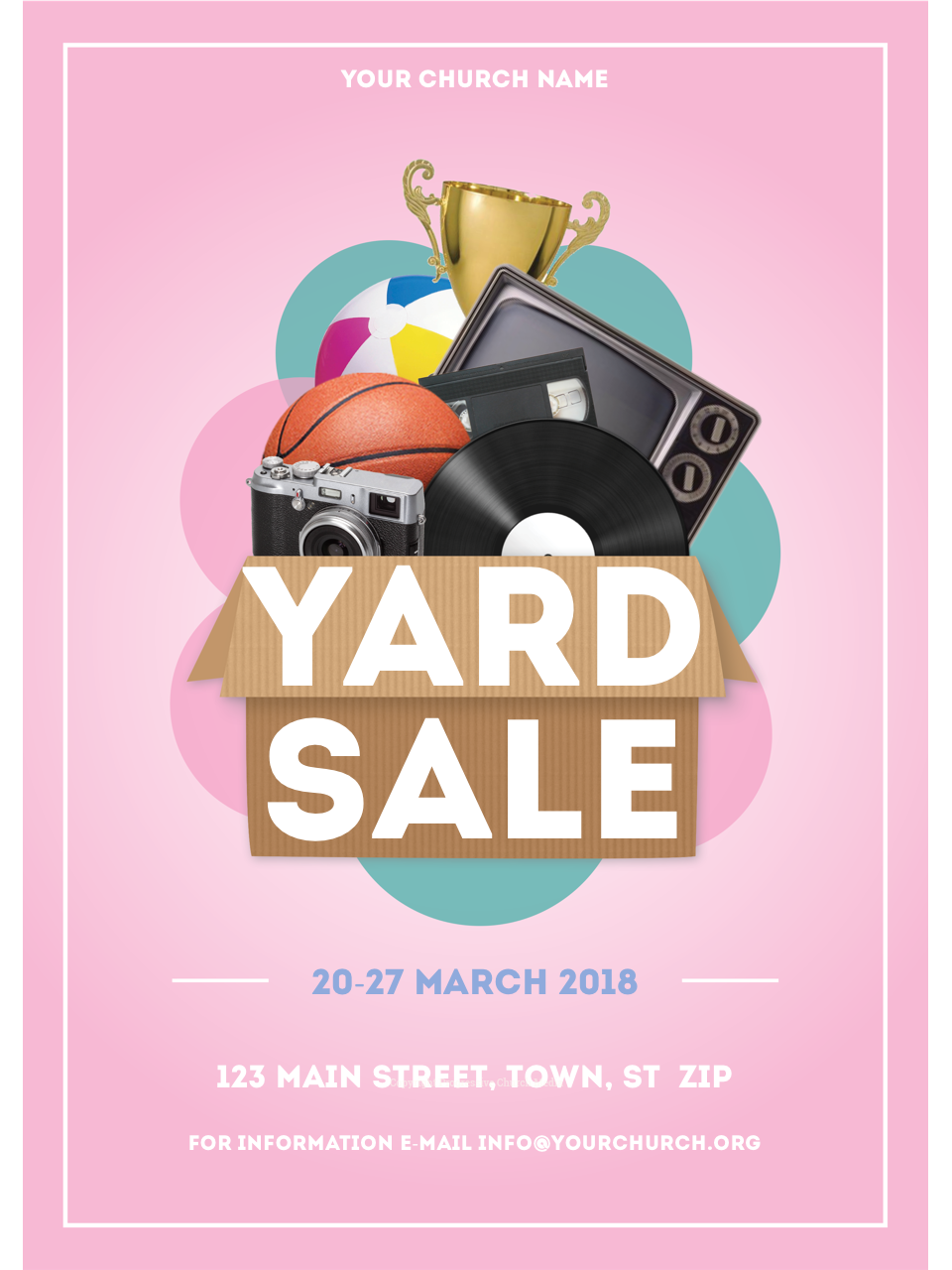 Yard Sale Flyer 1 Progressive Church Media