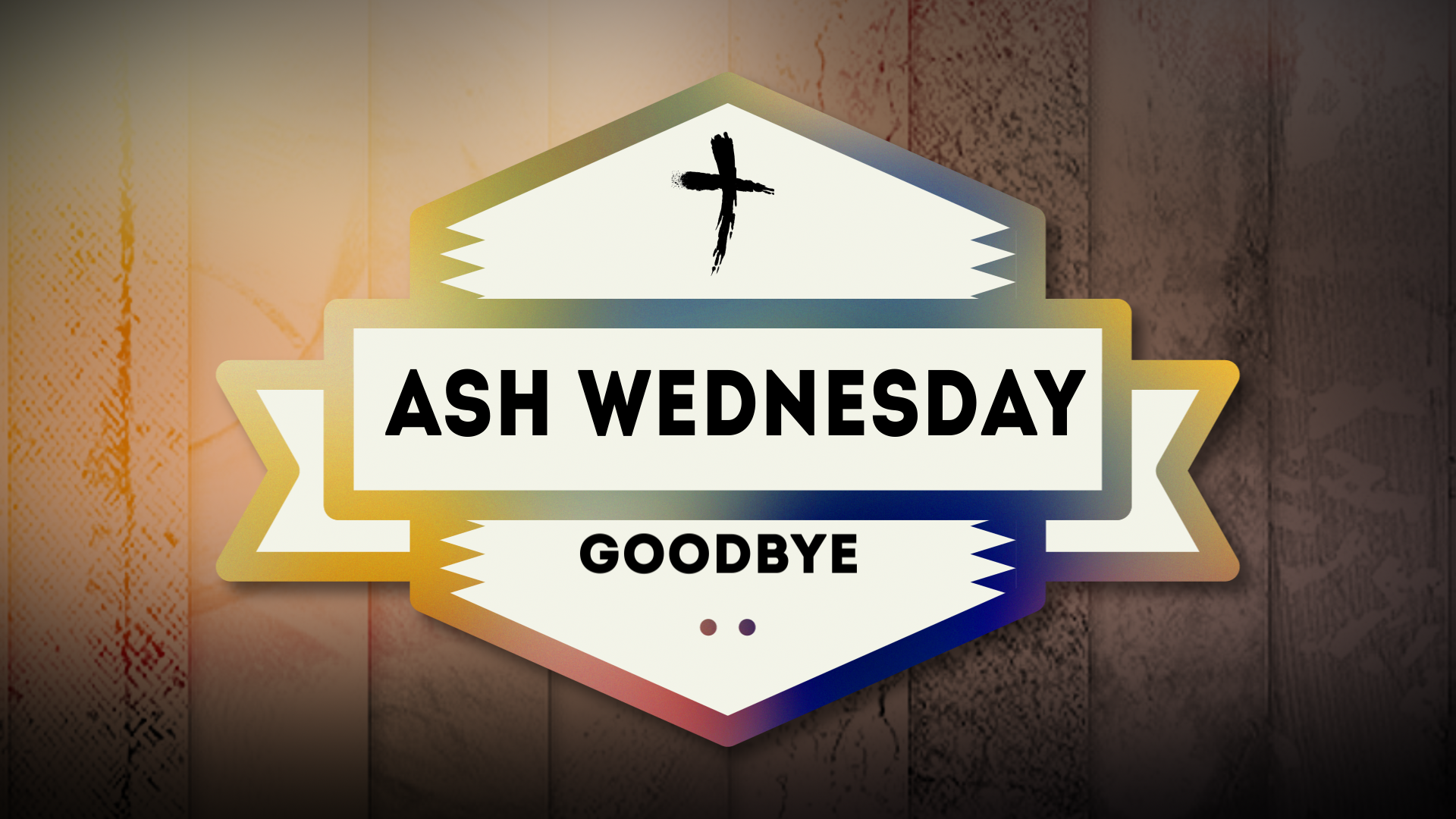 Ash Wednesday Worship Greeting PowerPoint - Progressive Church Media