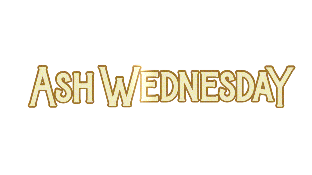 Ash Wednesday Worship Welcome Graphics - Progressive Church Media