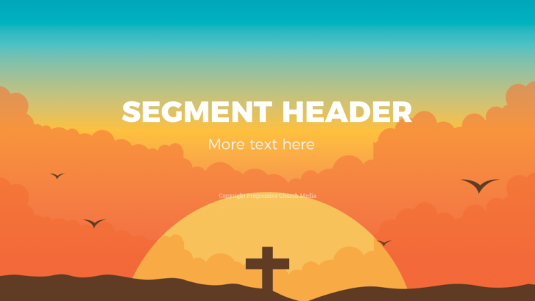 Easter Sunrise Worship PowerPoint - Progressive Church Media