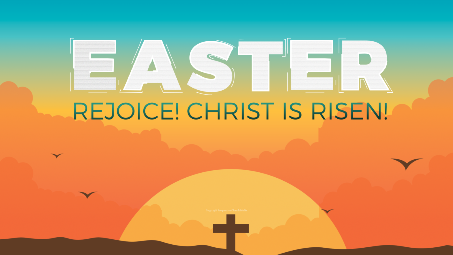 Easter Sunrise Worship Graphics - Progressive Church Media