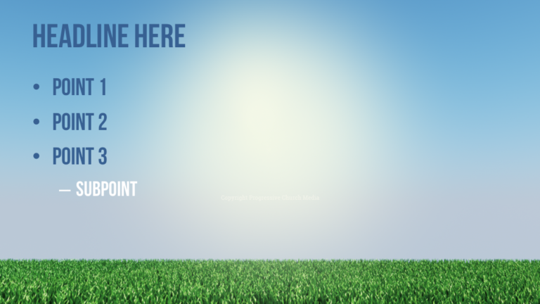 Welcome to Church Spring PowerPoint - Progressive Church Media