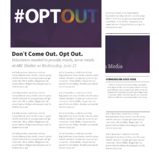 Opt Out Flyer - Progressive Church Media
