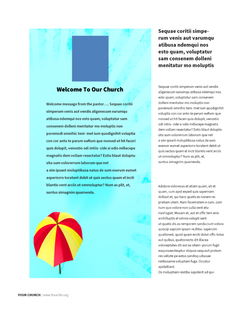 Umbrella Newsletter - Progressive Church Media