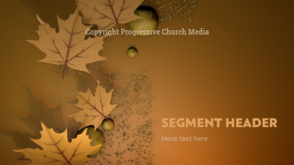 Autumn Church Welcome PowerPoint - Progressive Church Media