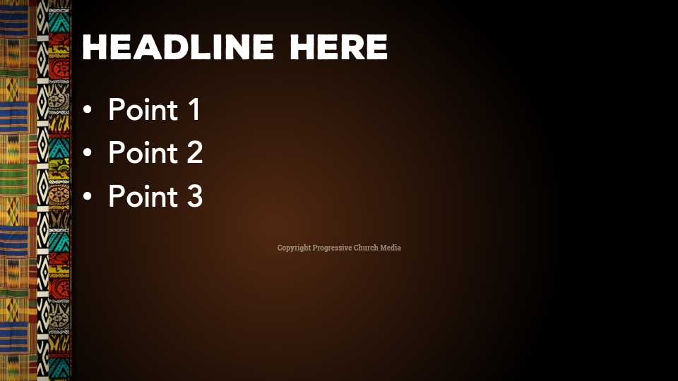 African Fabric PowerPoint - Progressive Church Media