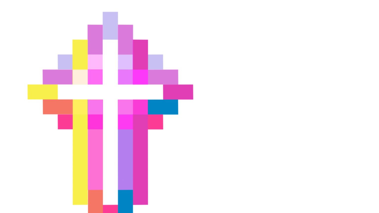 Colorful Cross Graphics - Progressive Church Media