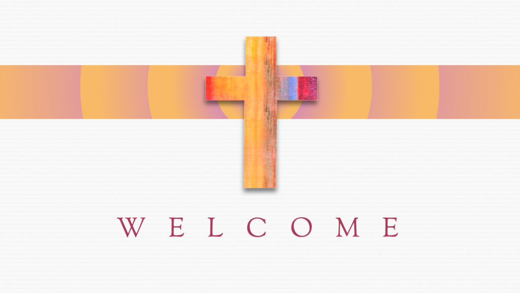 Colorful Cross Church Welcome PowerPoint - Progressive Church Media
