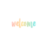 Rainbow Welcome Graphics - Progressive Church Media