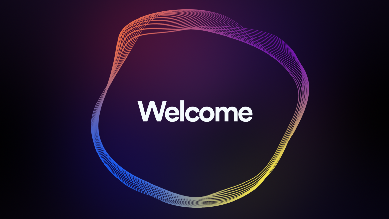 Gradient Curve Welcome PowerPoint - Progressive Church Media