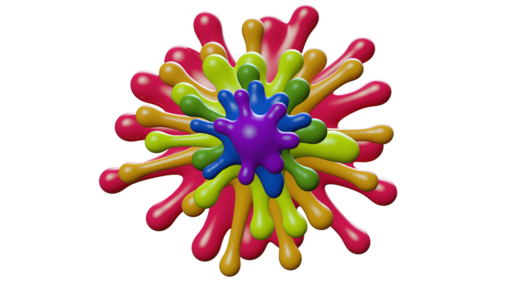 Colorful Splat Graphics - Progressive Church Media