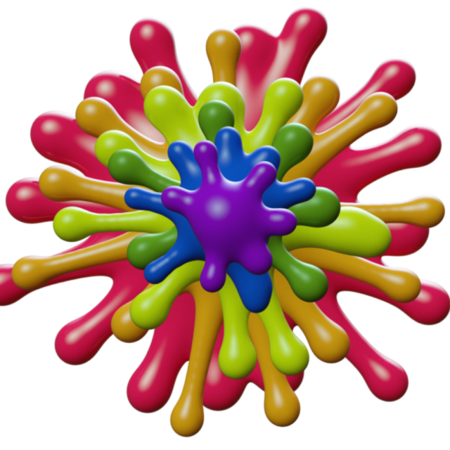 Colorful Splat PowerPoint - Progressive Church Media