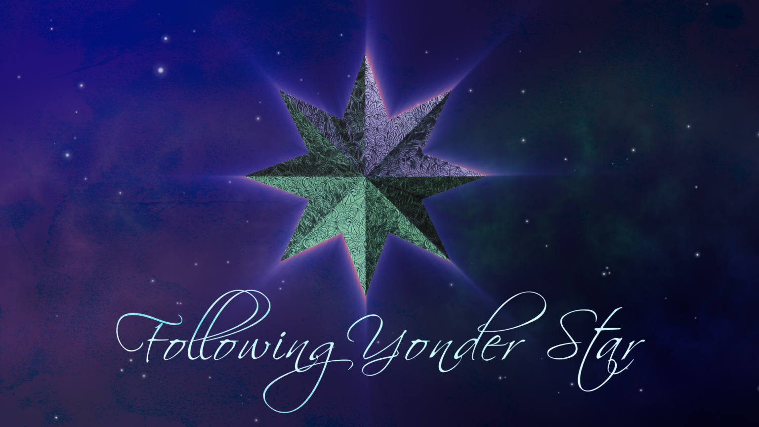 Gilded Christmas Star PowerPoint - Progressive Church Media