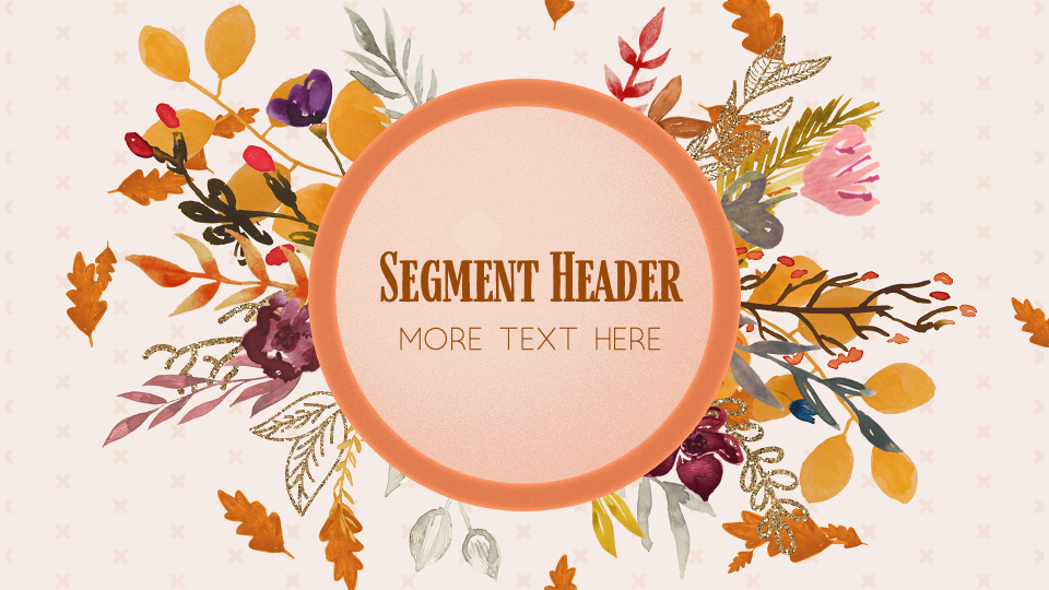 Fall Watercolor PowerPoint - Progressive Church Media