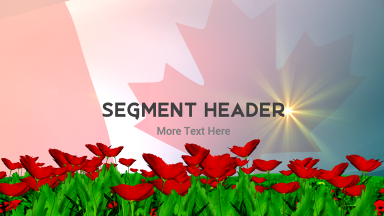 Remembrance Day Canada PowerPoint - Progressive Church Media