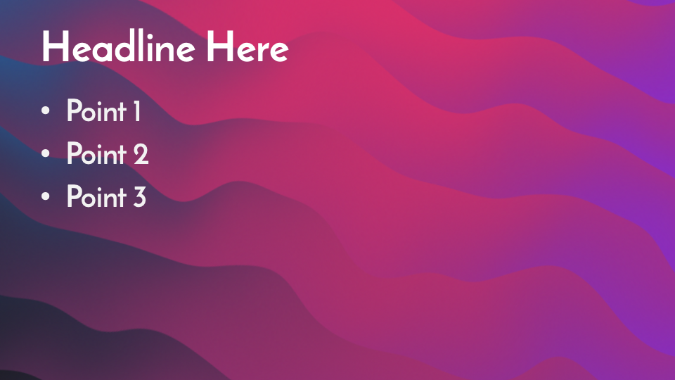 Wavy Gradient PowerPoint - Progressive Church Media