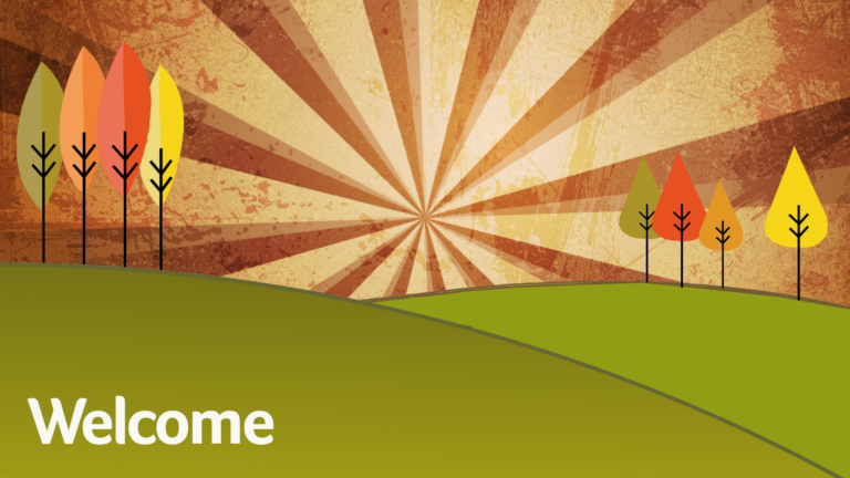Autumn Background Graphics - Progressive Church Media
