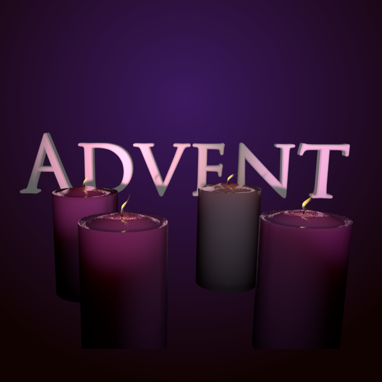 Advent Wreath Images Purple Social Media - Progressive Church Media